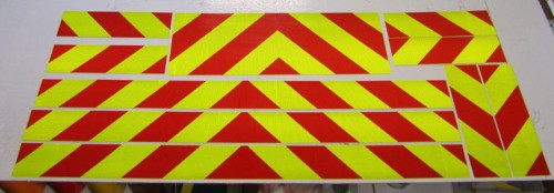 Reflective Pre-Made Chevron Panel Types and Sizes - Reflective Tape ...